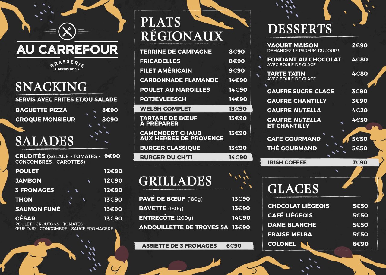 Bar Brasserie Restaurant Au Carrefour à Lille